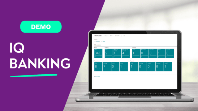 IQ Banking: integrador bancario para Business Central • Sincroniza tus cuentas bancarias con tu ERP